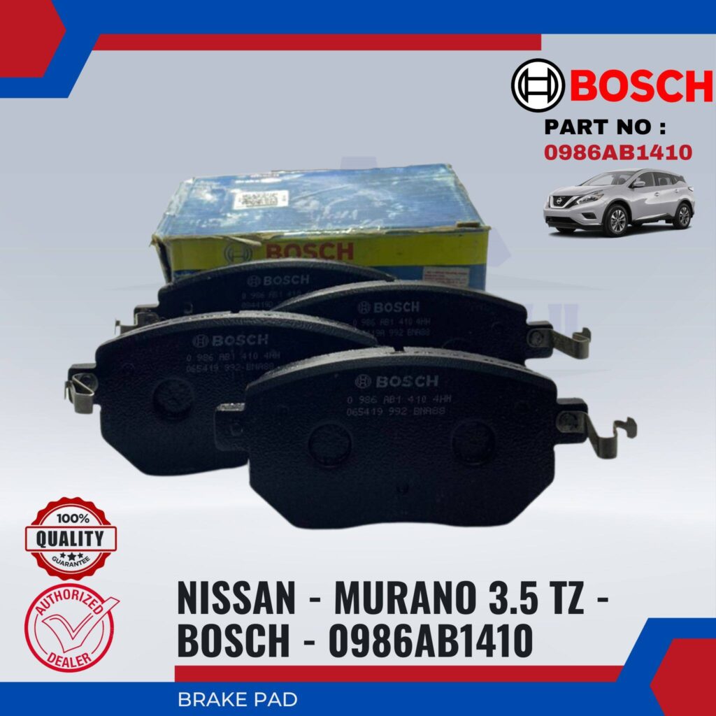 Bosch Brake Pad Nissan Murano TZ50 00986 AB1 410 | Pacific Transmission